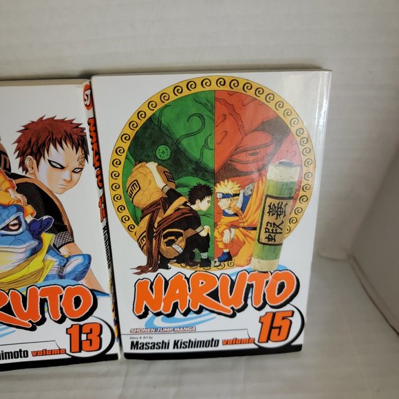 Naruto | Other | 4 Lot Naruto Shonen Jump Manga Books Volume 1 12 13 15 Masashi Kishimoto | Poshmark